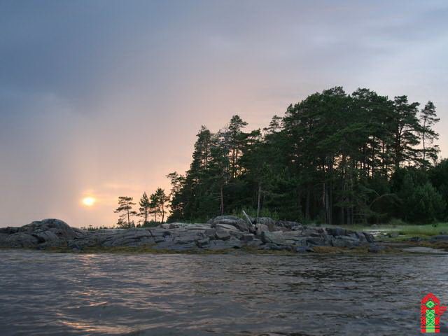 Kiy Island in the White Sea